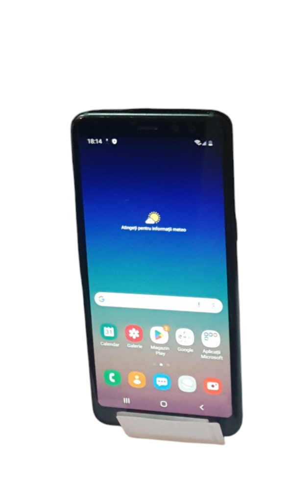 Telefon mobil Samsung A8 NEGRU, Memorie 32 GB, Stare Buna - Amanet ...