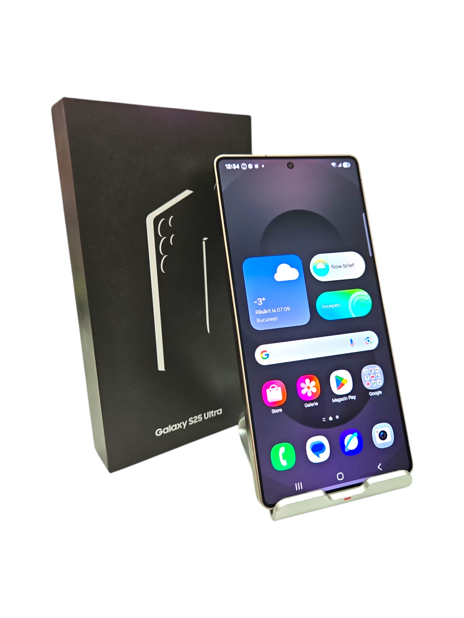 Telefon mobil Samsung S25 Ultra NEGRU, Memorie 256 GB, Stare Ca nou ...