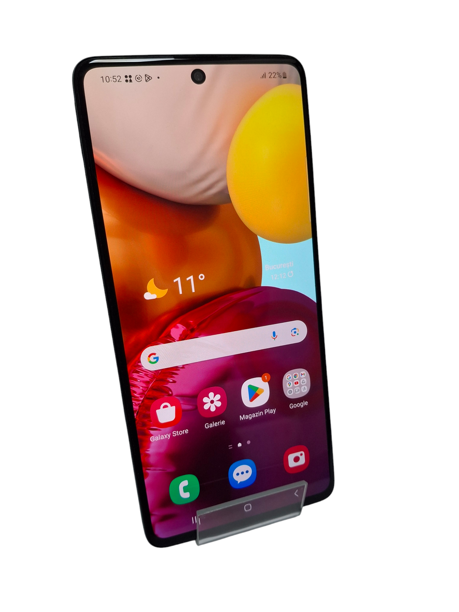 Telefon mobil Samsung A71 BLUE OCEAN, Memorie 128 GB, Stare Buna ...