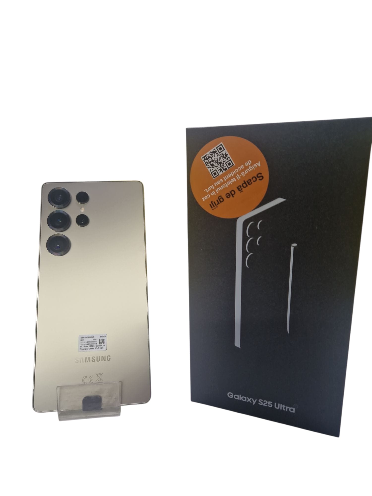 Telefon mobil Samsung S25 Ultra 5g TITANIUM GRAY, Memorie 512 GB, Stare ...