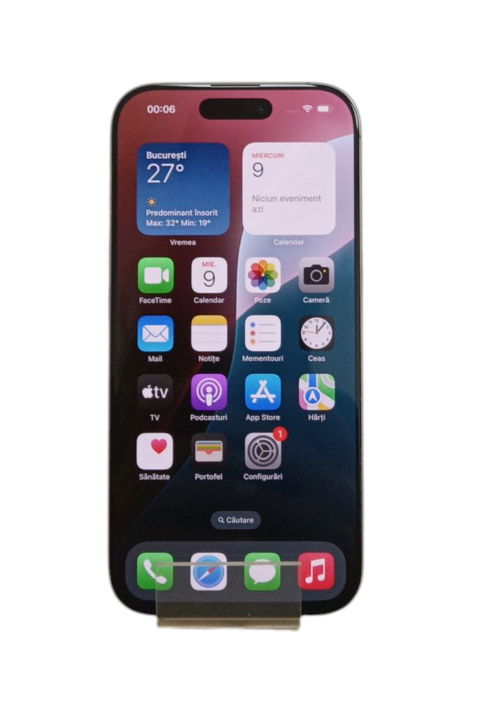 Telefon mobil 16 Pro DESERT TITANIUM, Memorie 128 GB, Stare Buna ...