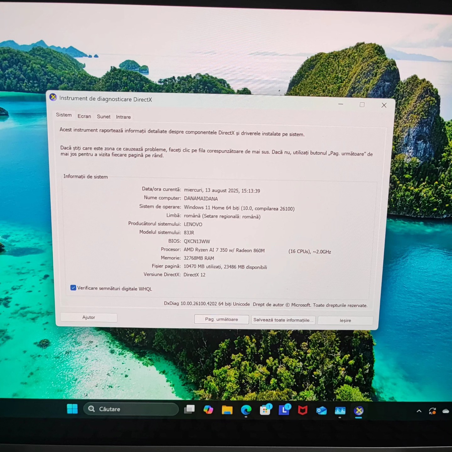 Laptop, Lenovo, YOGA 7, Amd Ryzen Ai 7 350 Radeon 16 Cpus 2.0 Ghz, 32 ...