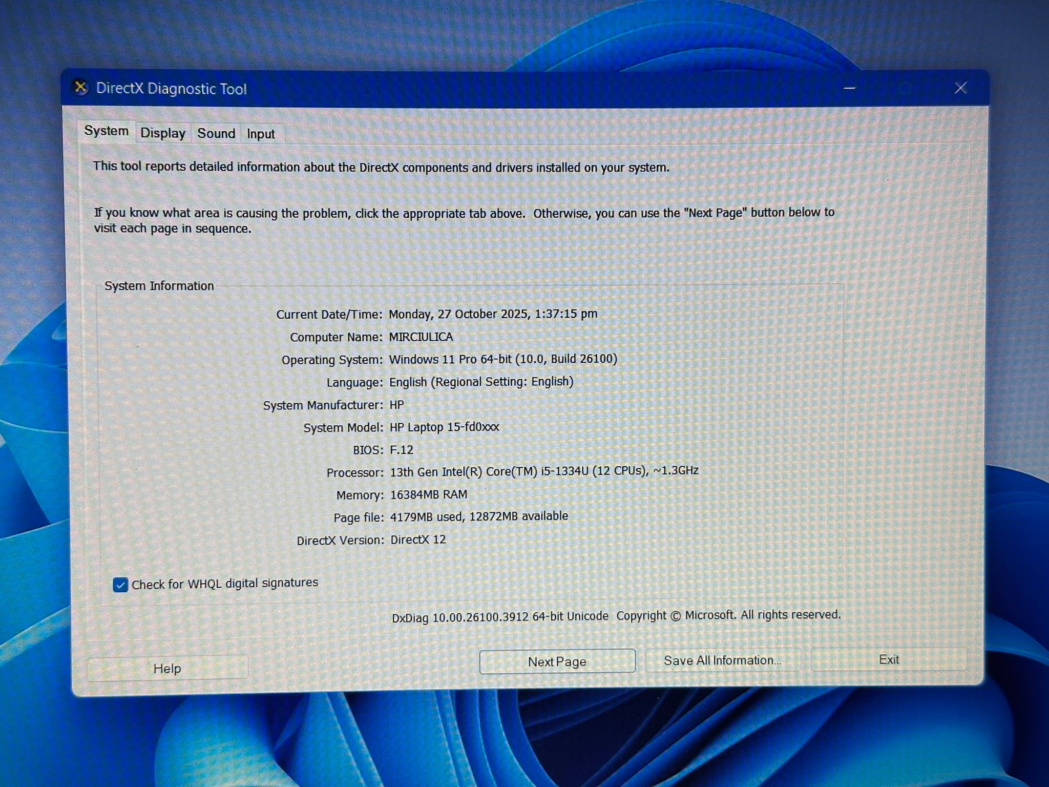 Laptop, Hp, 15-FDXXX, 16 GB DDR4, Intel Iris Xe Graphics, Negru, Foarte ...