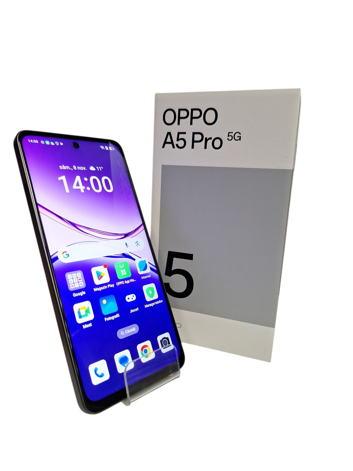 Telefon mobil Oppo A5 Pro 5g BROWN, Memorie 256 GB, Stare Foarte buna ...
