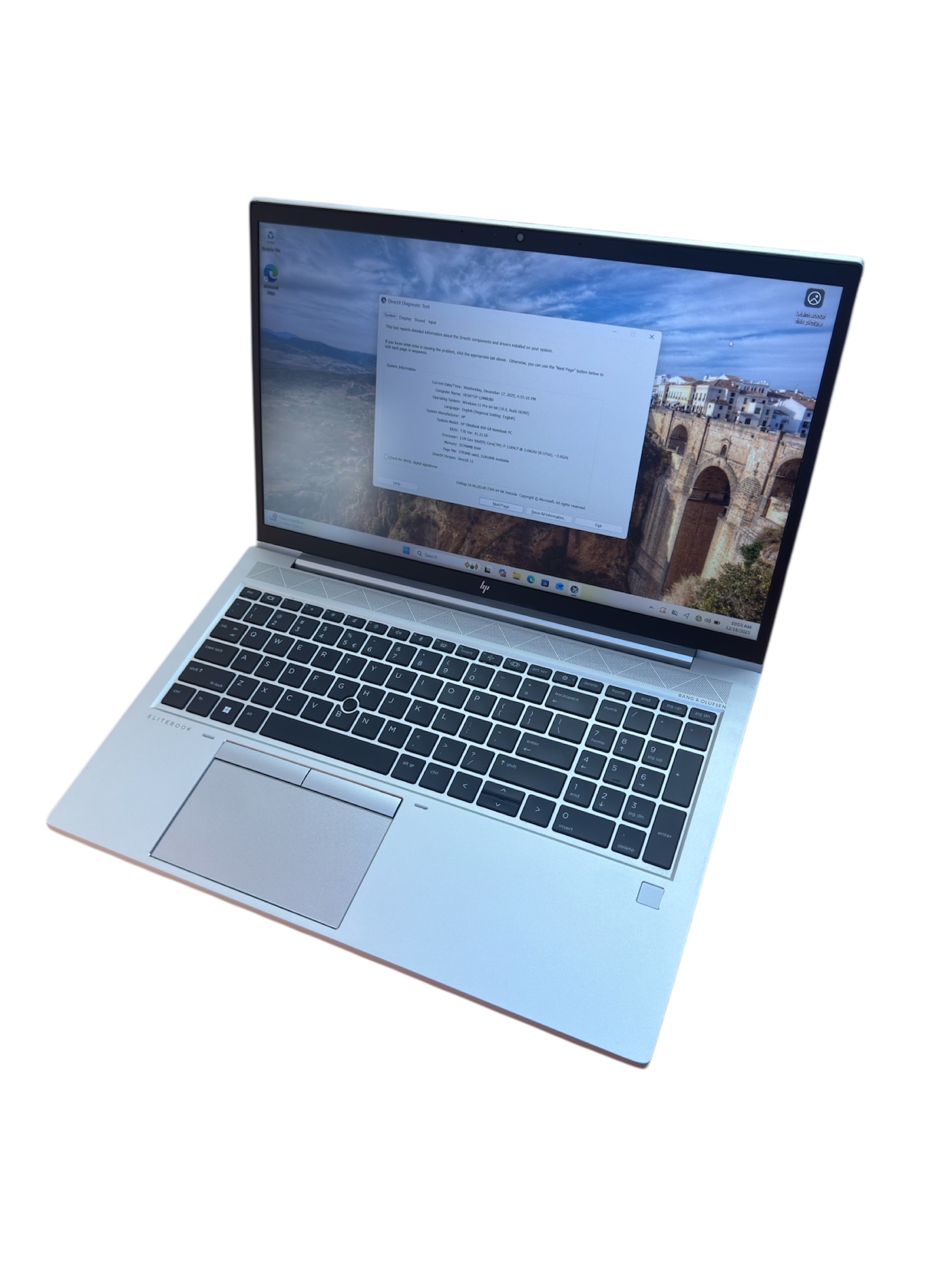 Laptop, Hp, Elitebook 850 G8, Intel I7-1185g7, 32 Gb Ddr4, Intel Iris ...