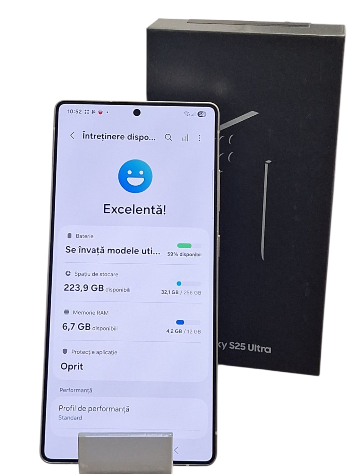 Telefon mobil Samsung S25 Ultra Titanium Black, Memorie 256 Gb, Stare ...