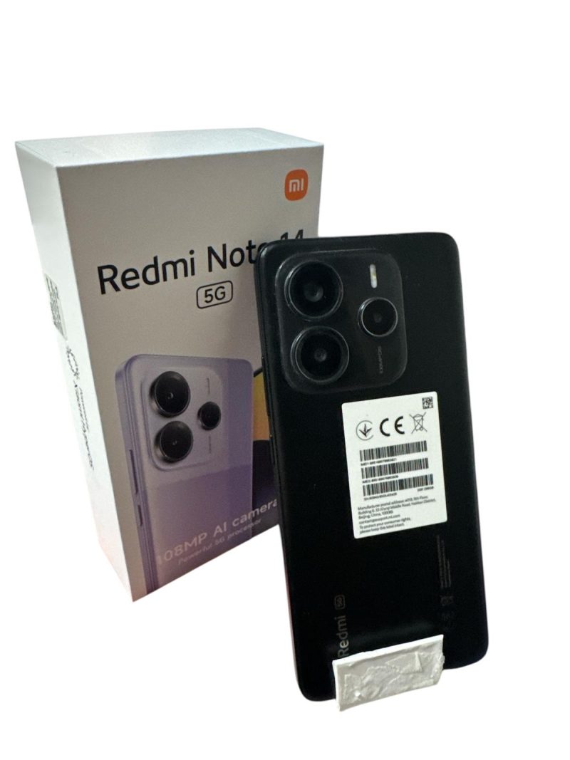 Telefon mobil Redmi Note 14 5g Midnight Black, Memorie 256 Gb, Stare ...