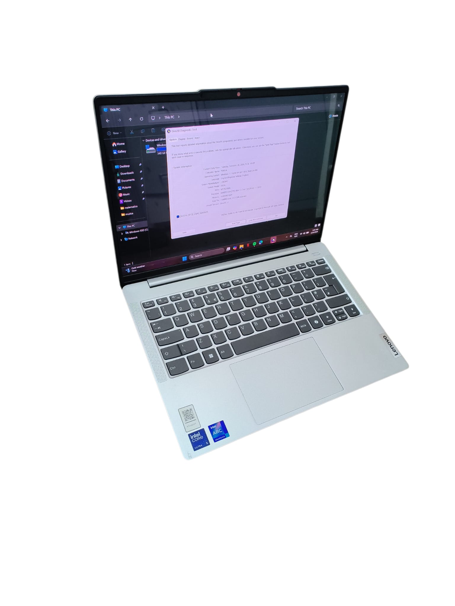 Laptop, Lenovo, Ideapad Slim 5, Intel Core Ultra 5 125h 18 Cpu 1.2 Ghz ...